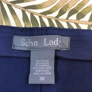 Soho Lady | Pants & Jumpsuits | Soho Lady Pull Up Ponte Pants Navy 3 X ...